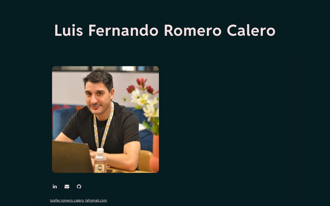 Luis Fernando Romero Calero